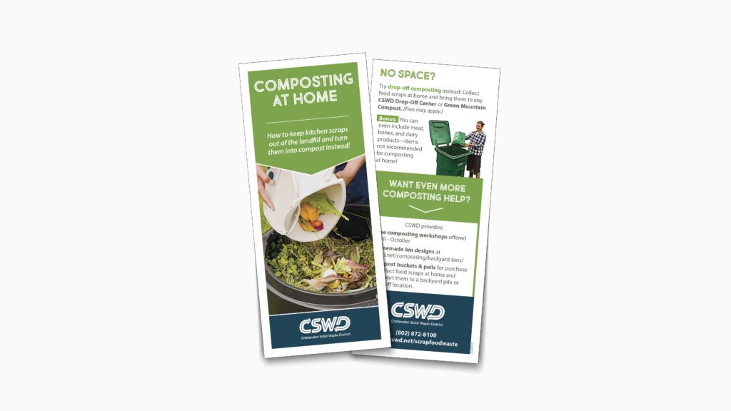 Backyard Composting brochure - Chittenden Solid Waste District